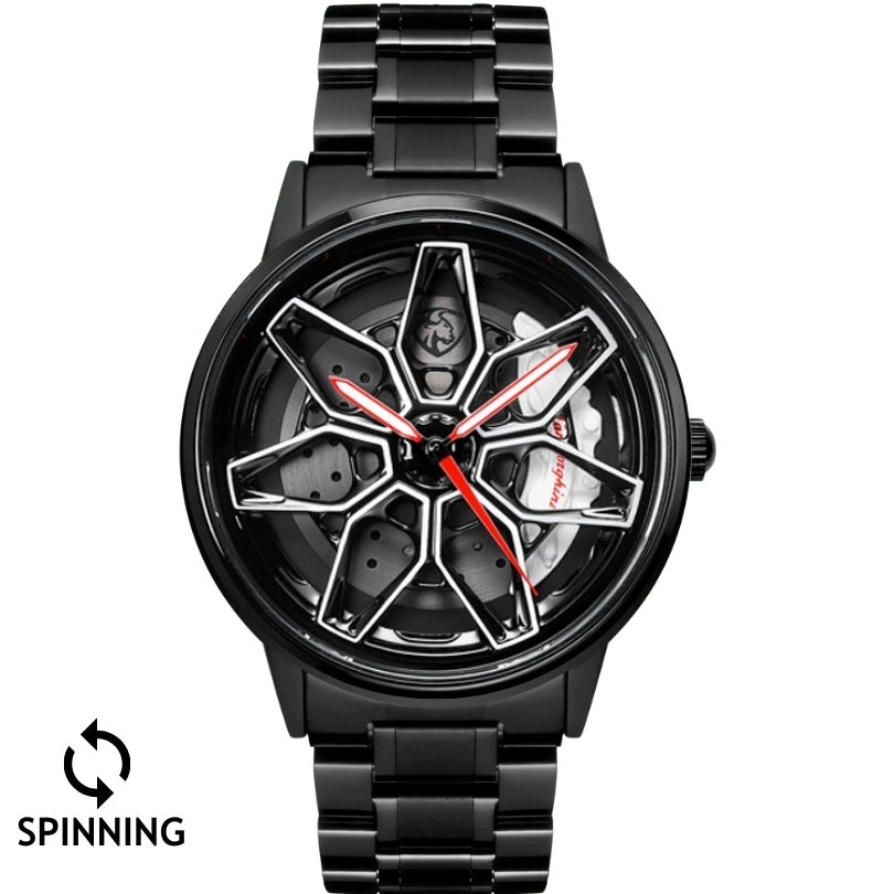 LAMBORGHINI REVUELTO - SPINNING WATCH – DRIVECLOX WHEEL WATCHES
